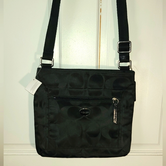 Coach | Bags | Nwt Coach Black Nylon Crossbody Bag | Poshmark